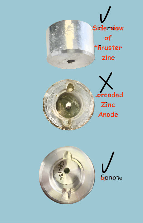 CM136 Thruster Zinc Anode | The Zinc Guy