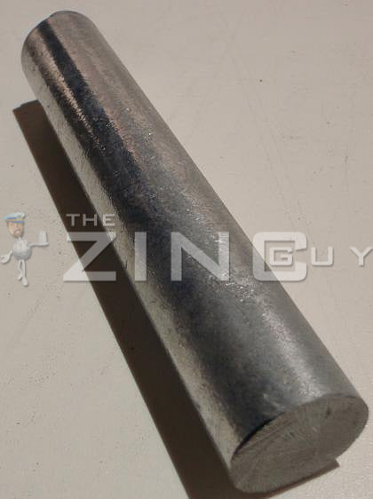 RB-1" 3/4 Round Bars 24" long | The Zinc Guy