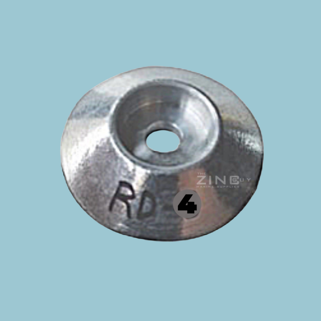RD-4 Special Round Disc For Rudder Zinc Anode | The Zinc Guy