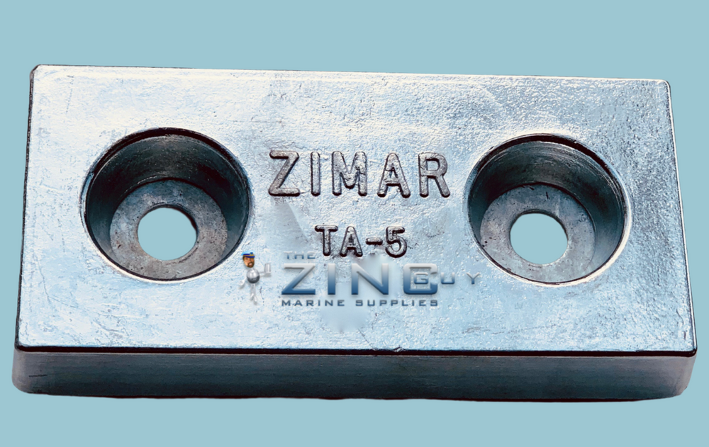 TA-5 Bolt-on Zinc Plate Anode | The Zinc Guy