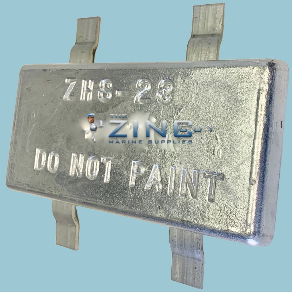 Weld-on Zinc Anodes 99%pure marine part refit maintenance ZHS 23 | The ...
