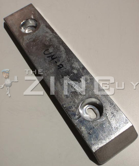 UM-12 Bolt-on Zinc Plate Anode | The Zinc Guy
