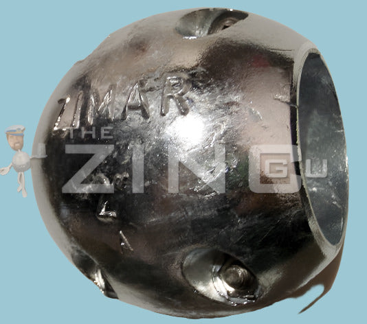 X-17 Shaft Zinc Anode 4" dia (standard) *Best Seller* | The Zinc Guy